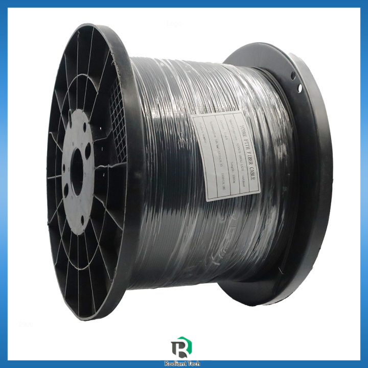Fiber Optic Cable Outdoor Cable Single Core 1km 1000m/500m Pure Black ...
