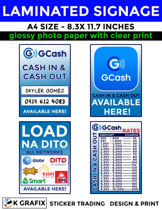 LAMINATED SIGNAGE | Lazada PH