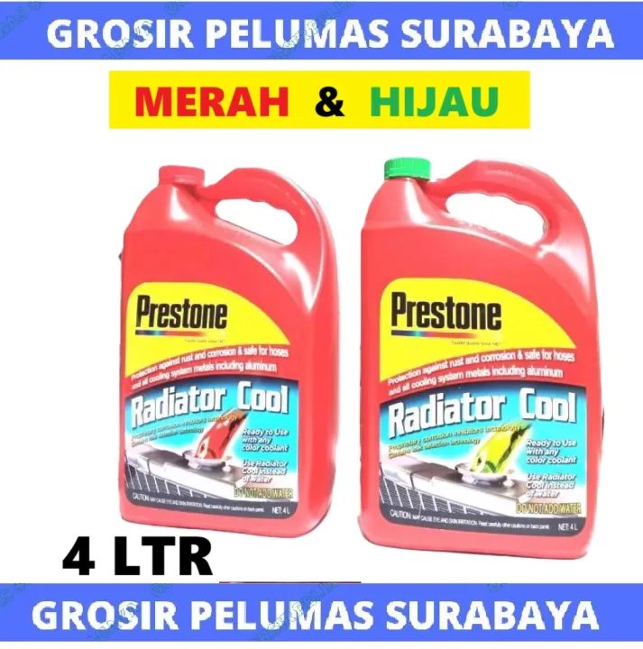 Prestone radiator COOL coolant Water Air Radiator coolant Hijau / Merah ...