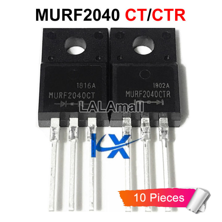 10pcs/lot MURF 2040CT 2040CTR TO-220F MURF2040CT MURF2040CTR TO220F 20A ...