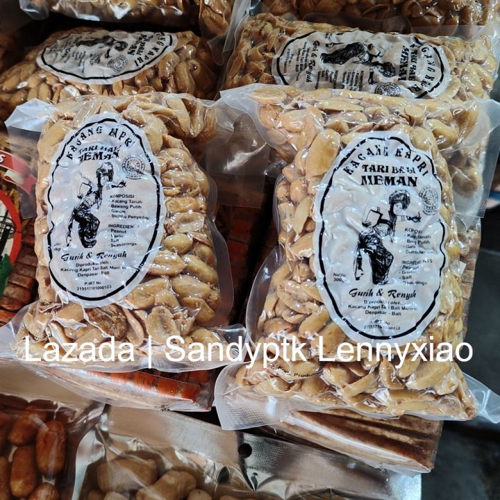 Snack Kacang Kapri Tari Bali Bawang Putih Garlic Asli Khas Bali ...