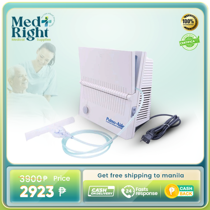 Pulmo Aide Devilbiss 5650P Heavy Duty Compressor Nebulizer– Complete ...