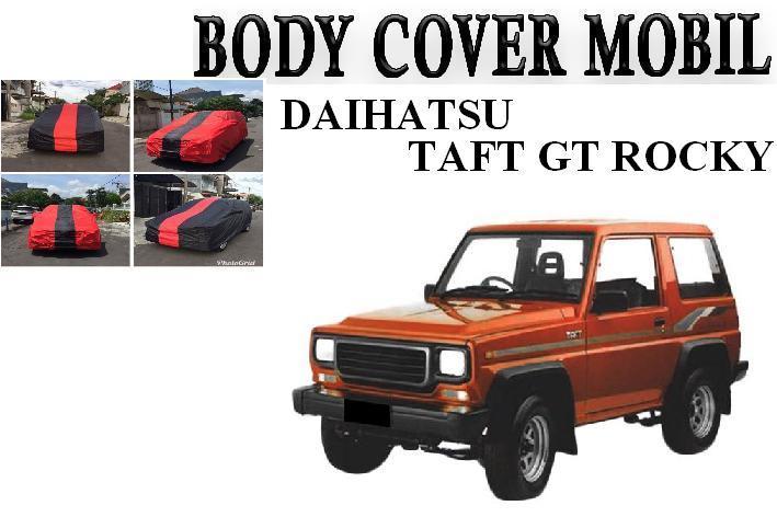 Body Cover Hitam Merah Biru / Sarung Mobil Daihatsu Taft GT Rocky ...