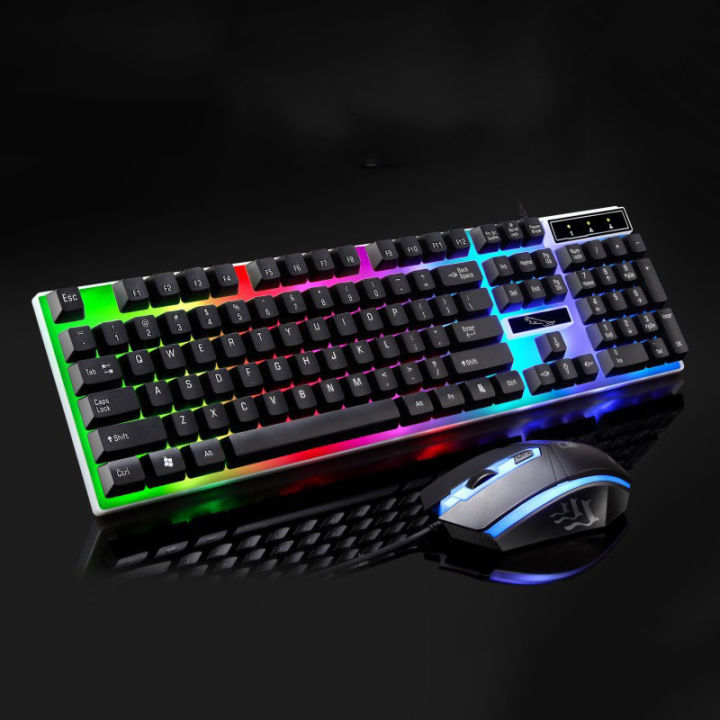 Luminous Wired Keyboard And Mouse Set Lazada Ph