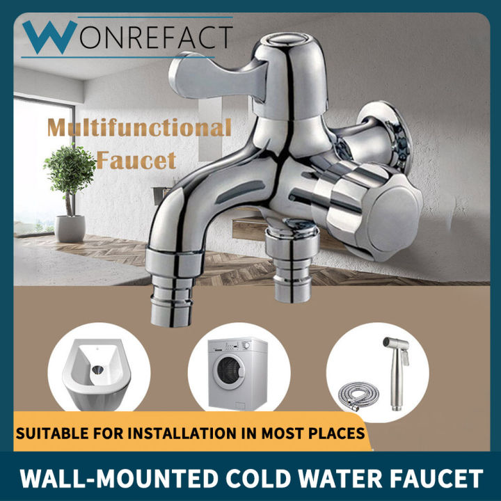 Washing Machine/Bathroom Faucet Two Way Tap Multifunctional Two Head ...