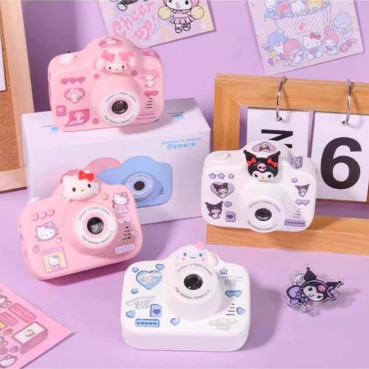 2024 New Sanrio Kuromi Children's Digital Camera HD Camera Cinnamoroll ...