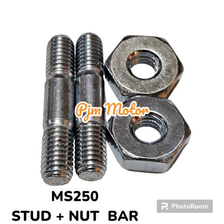 MS250 stud plus nut bar baut dan mur parangan mesin chainsaw senso ...