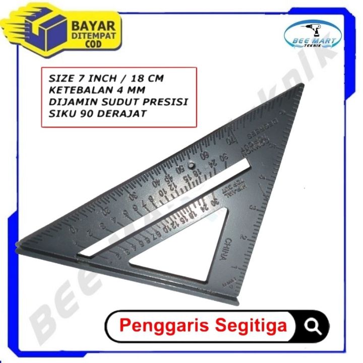 Rafter Square Speed Square Penggaris siku Segitiga Pasekon Penggaris ...