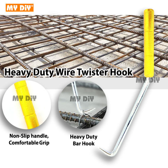 DIYHARDWARESTATION - HEAVY DUTY HAND TIE UP WIRE HOOK BEARING WIRE HOOK ...