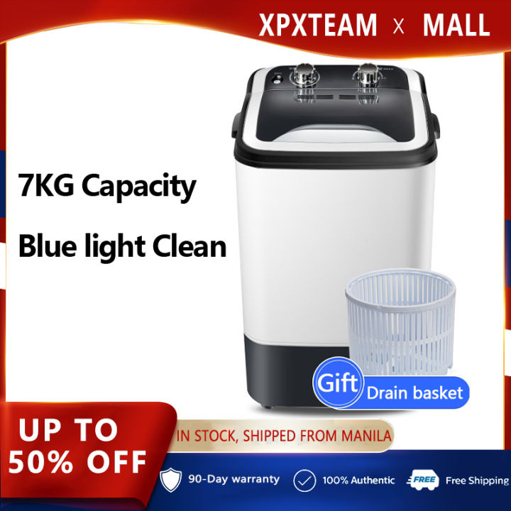 XPX washing machine fully automatic with dryer, mini washing machine ...