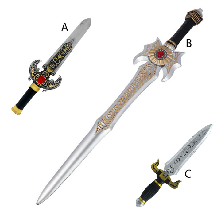Sword Prop Toy for Cosplay Dagger for Knight King Costume Medieval ...