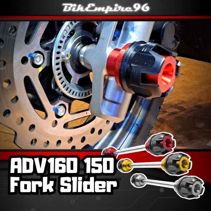HONDA ADV160 ADV150 Front Fork Wheel Fall Protection Frame Slider Anti ...