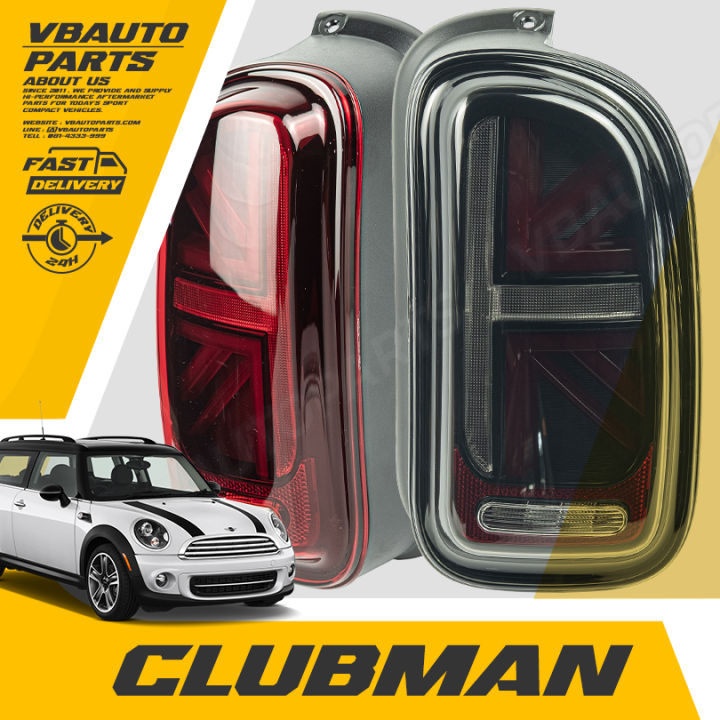 ไฟท้าย MINI R55 Clubman union jack (Black-White / Red) | Lazada.co.th