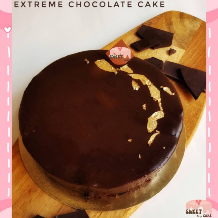 🎂 EXTREME CHOCOLATE CAKE เค้กช็อกโกแลตเข้มข้นที่สุด เนื้อเค้กฉ่ำ สั่ง ...