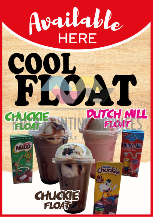 Milo Float, Chuckie Float, Dutch Mill Float Signages | Lazada PH