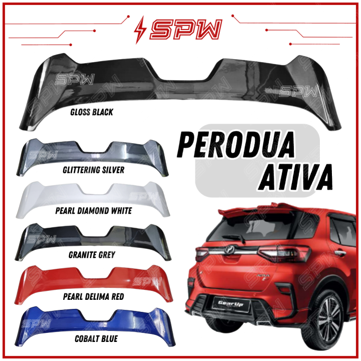 Perodua Ativa GEARUP SPOILER Toyota Raize Daihatsu Rocky ABS Rear ...
