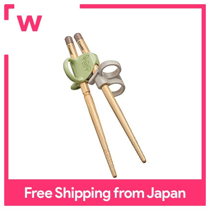 Combi Hajimete Ohashi wooden chopsticks for left hand. | Lazada PH