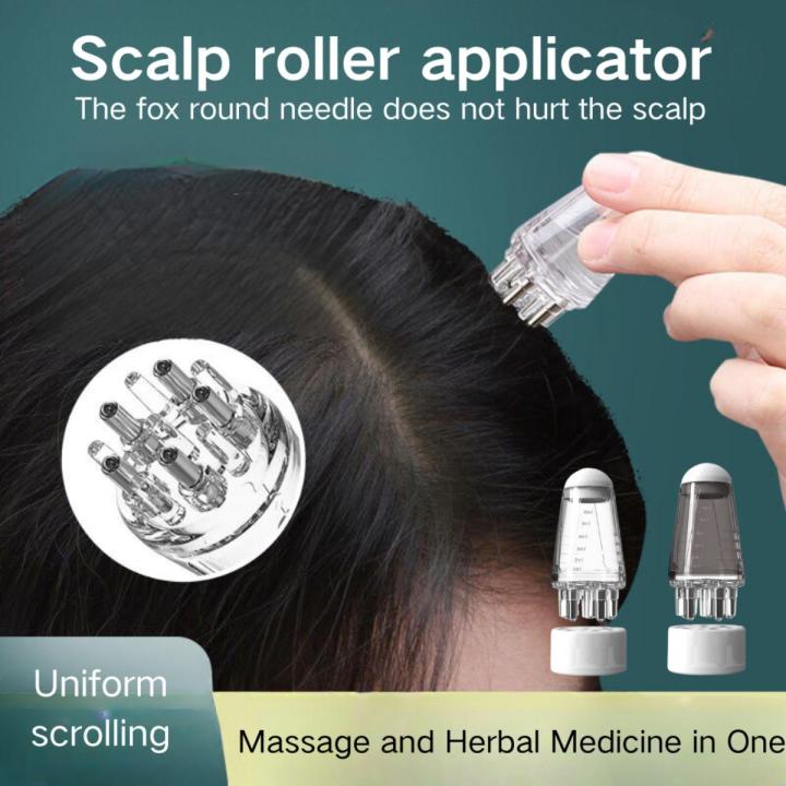 Scalp Massager Comb with Elastic Ball Tips - Follicle Stimulator for ...