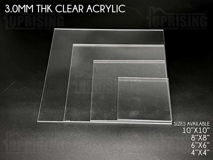 1023 3MM CLEAR ACRYLIC SHEET (STANDARD SIZE SECTION) | Lazada PH