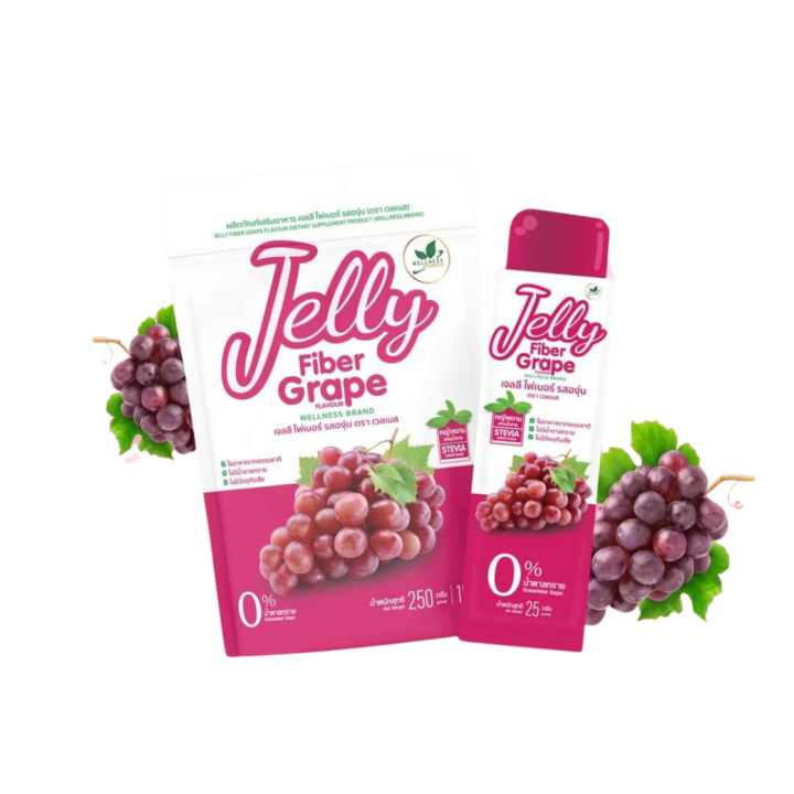 Jelly Fiber เจลลี่ไฟเบอร์ รสองุ่น | Lazada.co.th