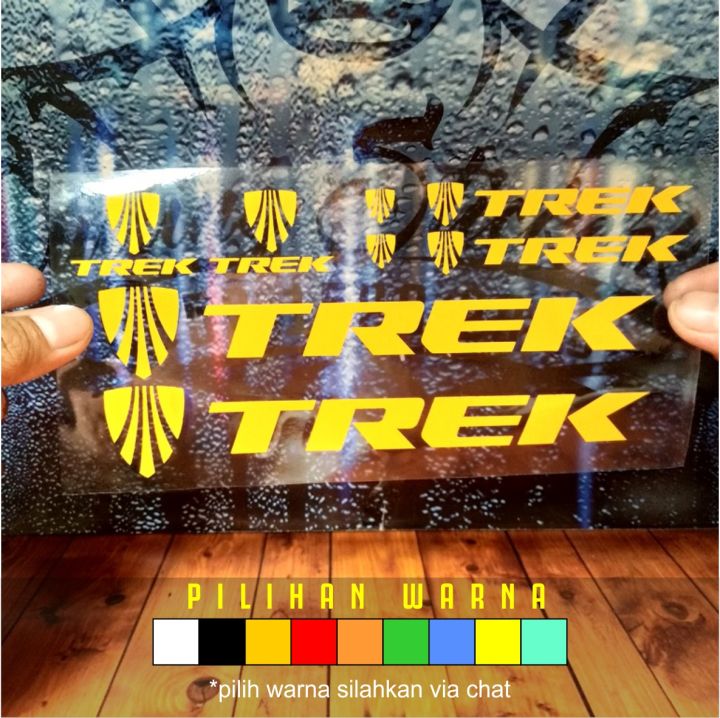 Cutting Stiker Trek Variasi Sepeda Sticker Frame Aksesoris Body Style ...