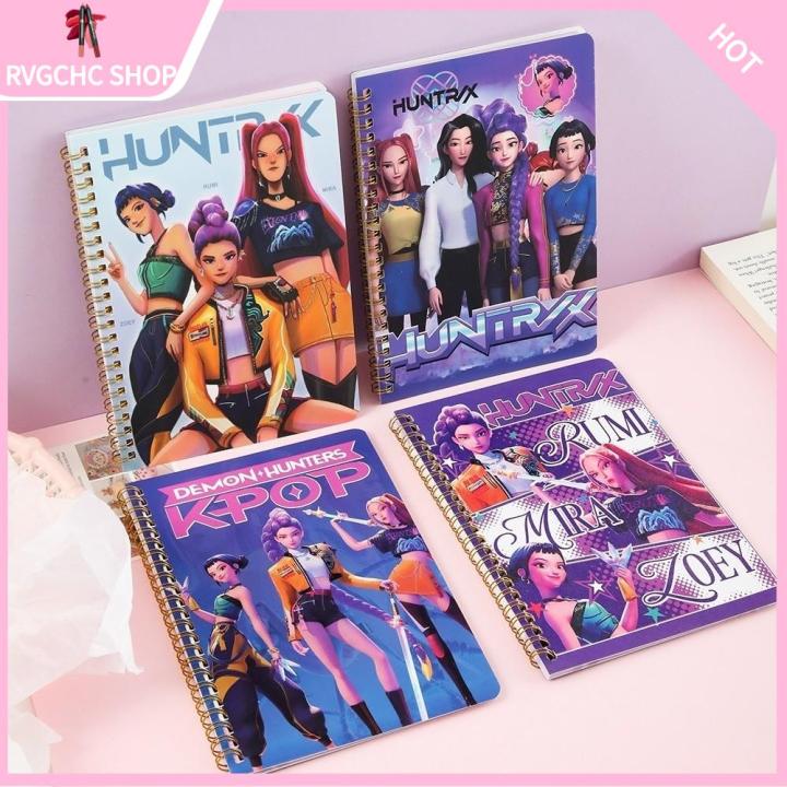 RVGCHC SHOP Coil Binding KPop Demon Hunters Notebook Spiral Binding ...
