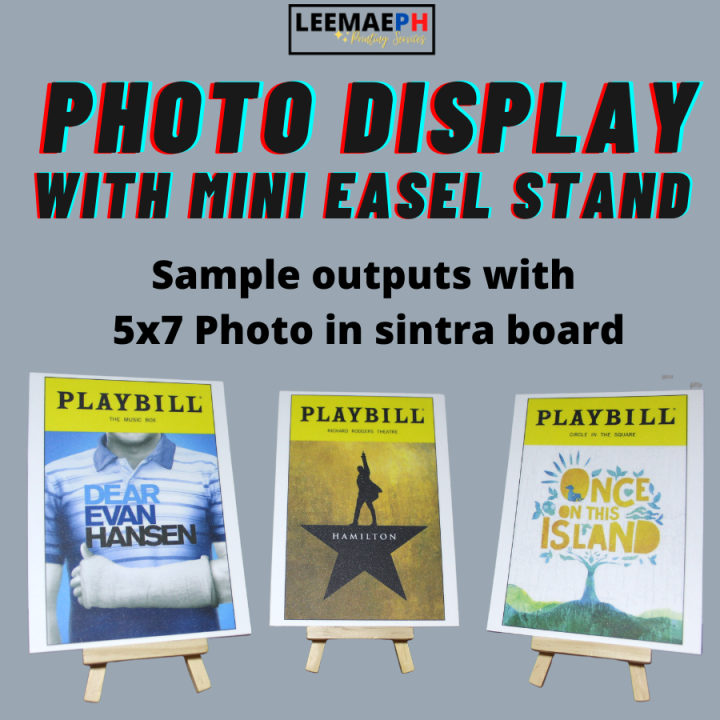 PHOTO DISPLAY IN SINTRA BOARD WITH EASEL STAND | Lazada PH