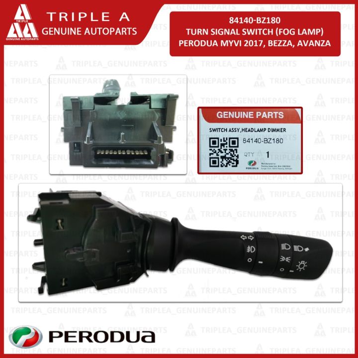 84140-BZ180 84140-BZ170 Perodua Myvi 2017 Bezza Toyota Avanza Turn Signal Switch with Fog Lamp ...