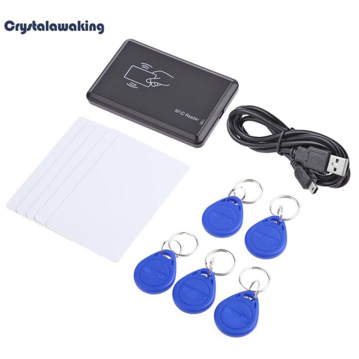 RFID USB Smart Card Reader 125khz Proximity Sensor with ID Cards Free ...