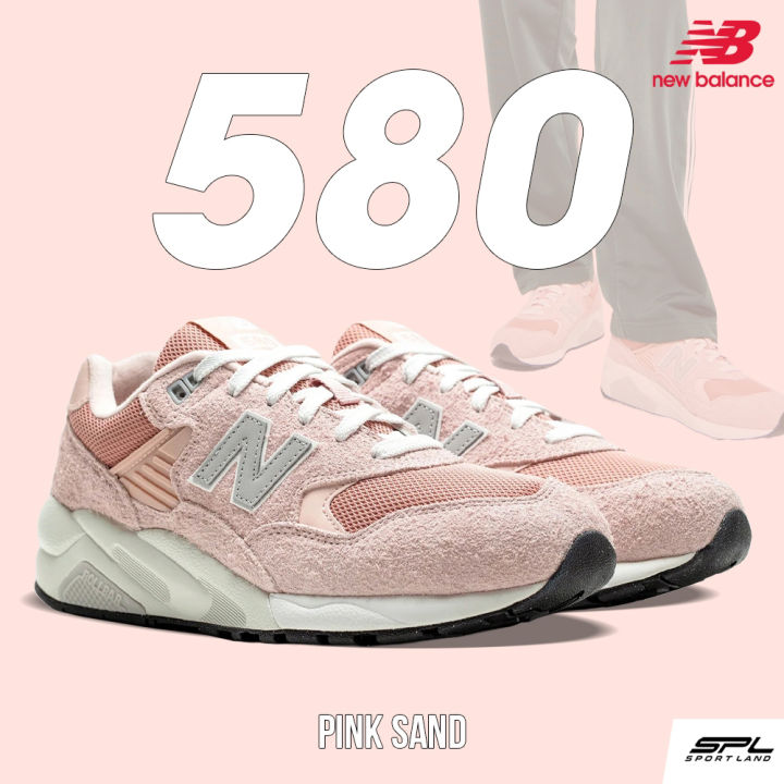 New Balance รองเท้าผ้าใบ รองเท้าแฟชั่น รองเท้า NB UX 580 Pink/White ...