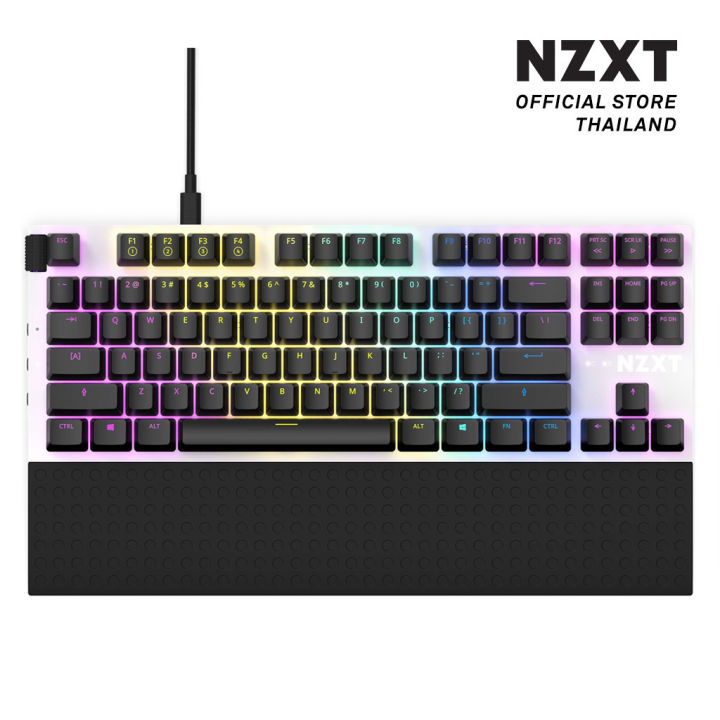 NZXT KEYBOARD FUNCTION TENKEYLESS WHITE/BLACK | Lazada.co.th