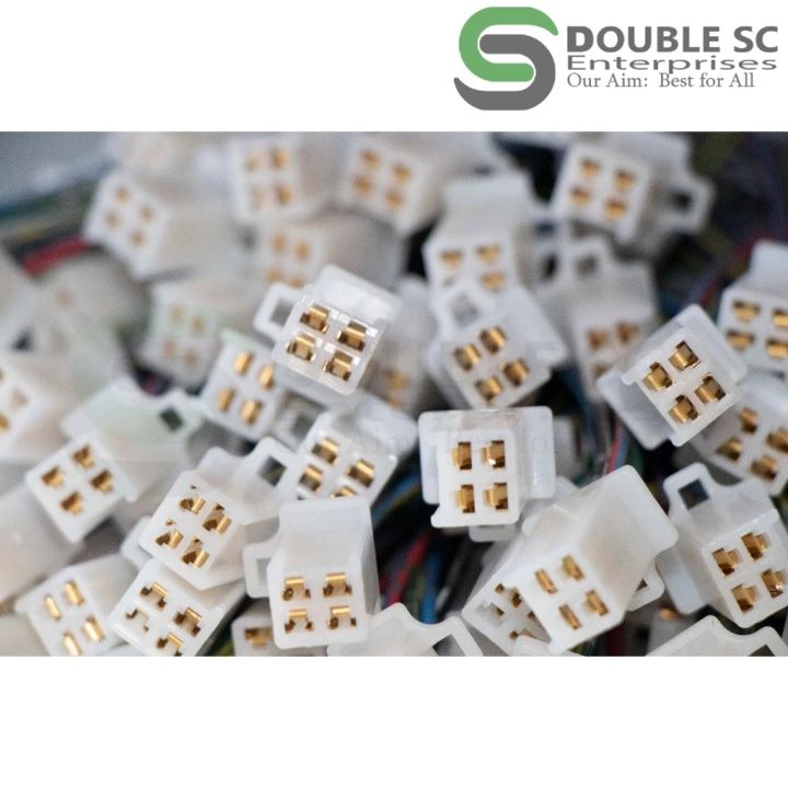 CDI 4 Pin for motorcycle (Male Female socket Set for Wiring) with ...