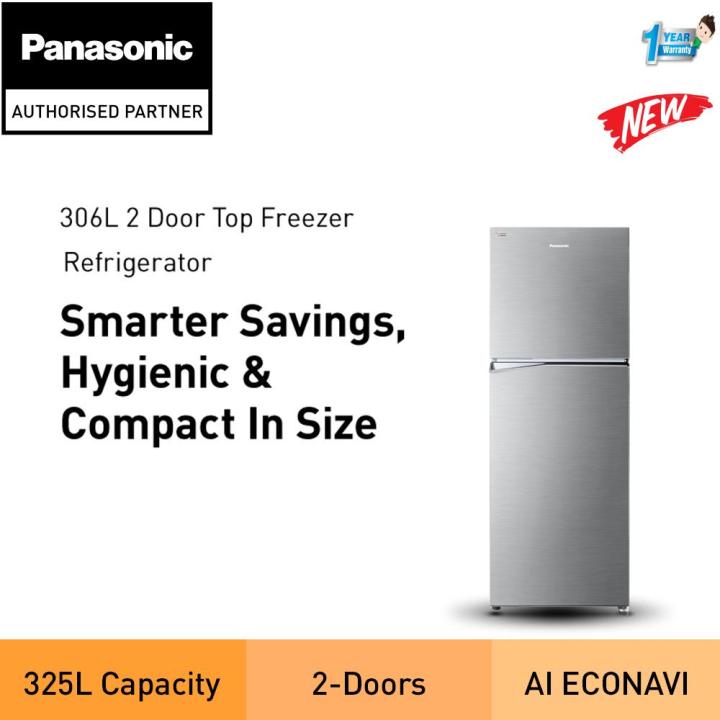 PANASONIC NR-TV341 325L INVERTER ENERGY SAVING 2-DOOR TOP FREEZER ...