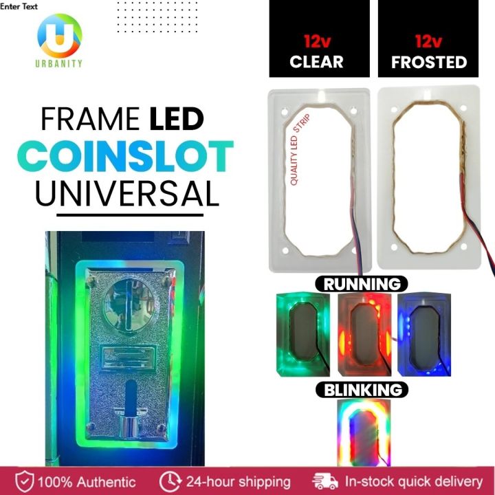 Running lights with blinking mode Universal Coinslot LED RGB | Lazada PH