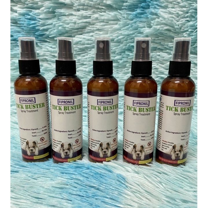 Tick Buster Fipronil Spray Treatment 100mL (Anti Ticks, Fleas and Lice ...