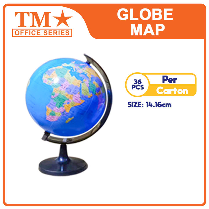 TM Educational Learning Geography Globe Rotating World Map | Lazada PH
