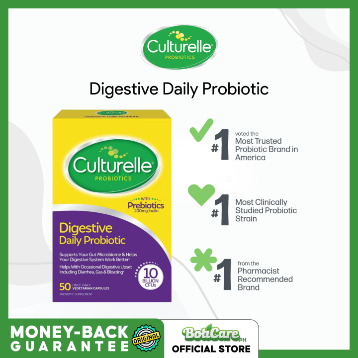 Culturelle Digestive Daily Probiotic Supplement | Lazada PH