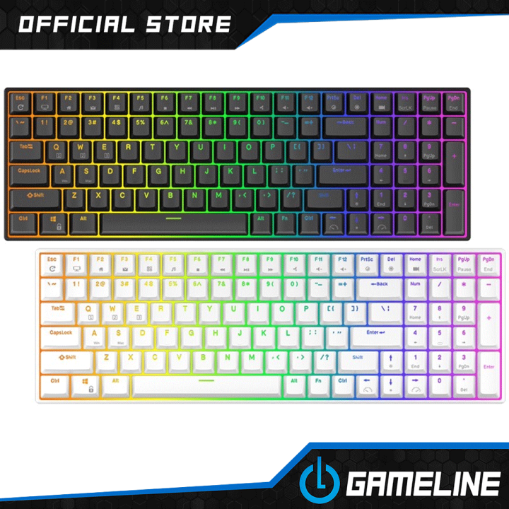 Royal Kludge RK RK100 RGB Mechanical Keyboard Hot Swappable | Lazada PH