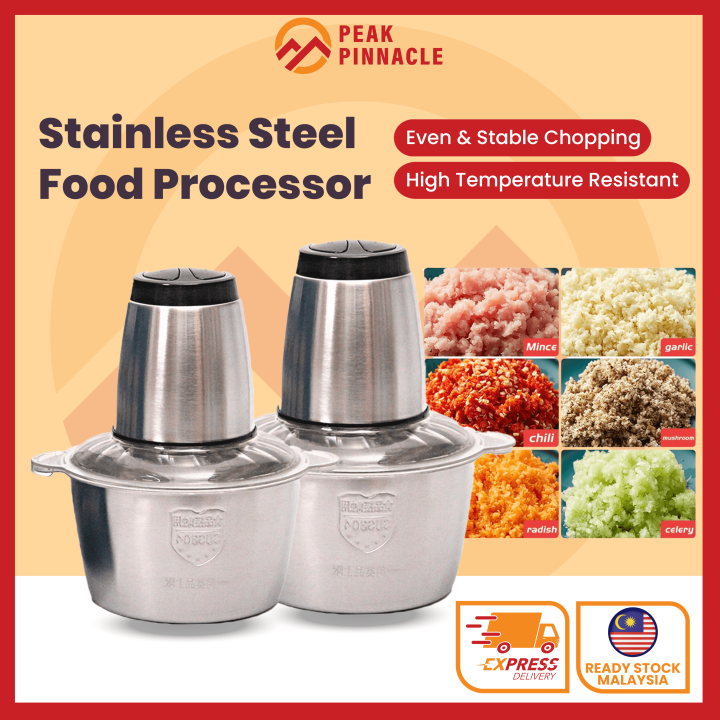 2L / 3L Stainless Steel Meat Mincer Food Blender Kering Food Grinder ...