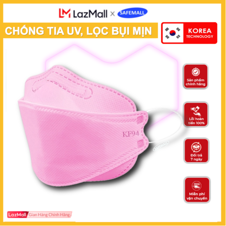 [BÁN CHẠY] Thùng 300/200 Chiếc Khẩu Trang Y Tế 4D Mask KF94 Kiểu Hàn Quốc 4 Lớp Kháng Khuẩn ...
