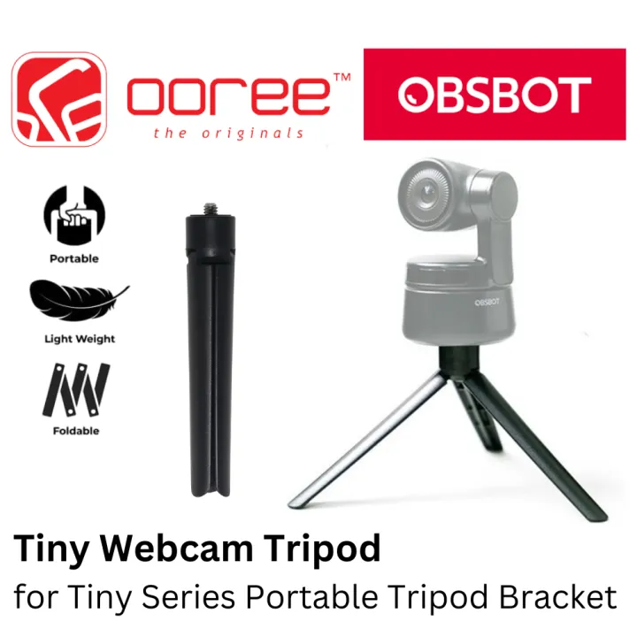 OBSBOT TINY WEBCAM TRIPOD TABLETOP COMPACT TRIPOD FOR TINY SERIES WITH ...