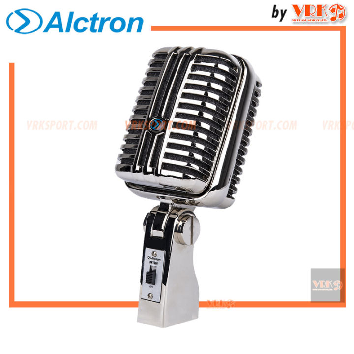 Alctron ไมโครโฟน รุ่น DK-1000 ทรงคลาสสิค - ไมค์ไดนามิก Classic dynamic mic (พร้อมกล่องใส่ไฟเบอร์ ...