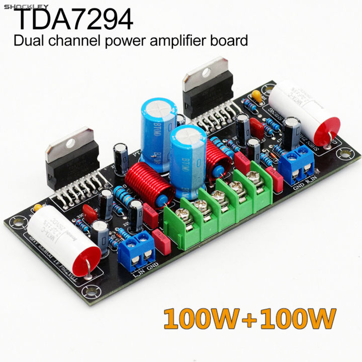 Shockley TDA7294 200W พลังงานสูงชุดแอมป์แอมพลิฟายเออร์บอร์ด DC24-40V ...