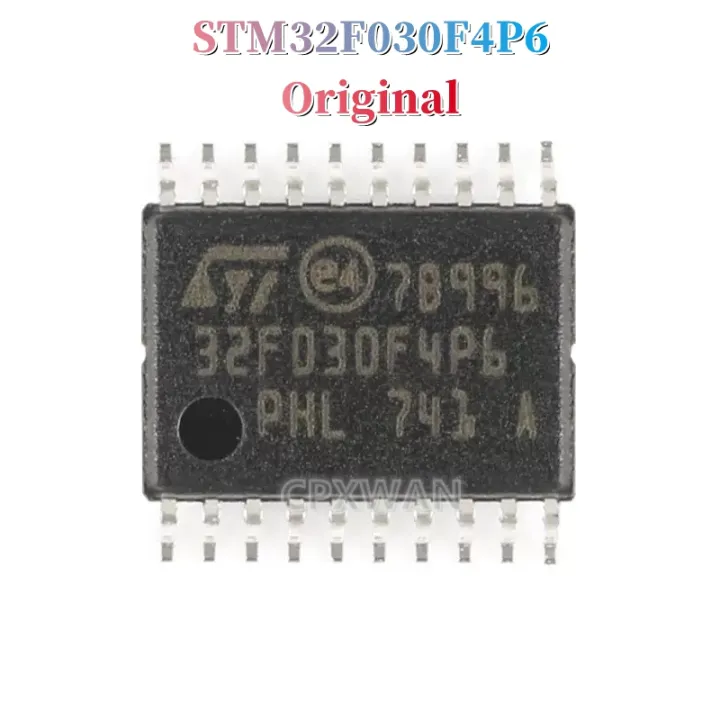 5ชิ้น STM32F030F4P6 TSSOP-20 SOP20 32F030F4P6 SMD 32บิตไมโคร ...