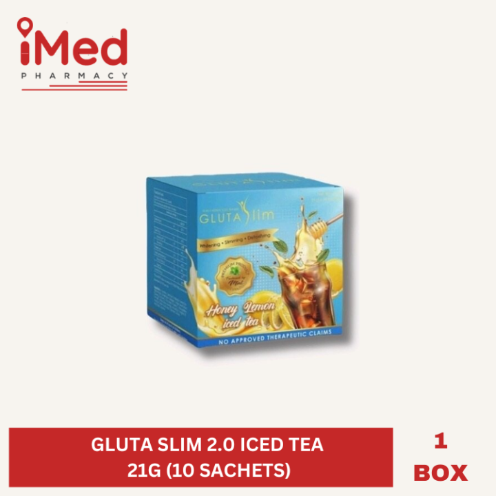 GLUTA SLIM 2.0 ICED TEA 21G (1 BOX OF 10S) | Lazada PH