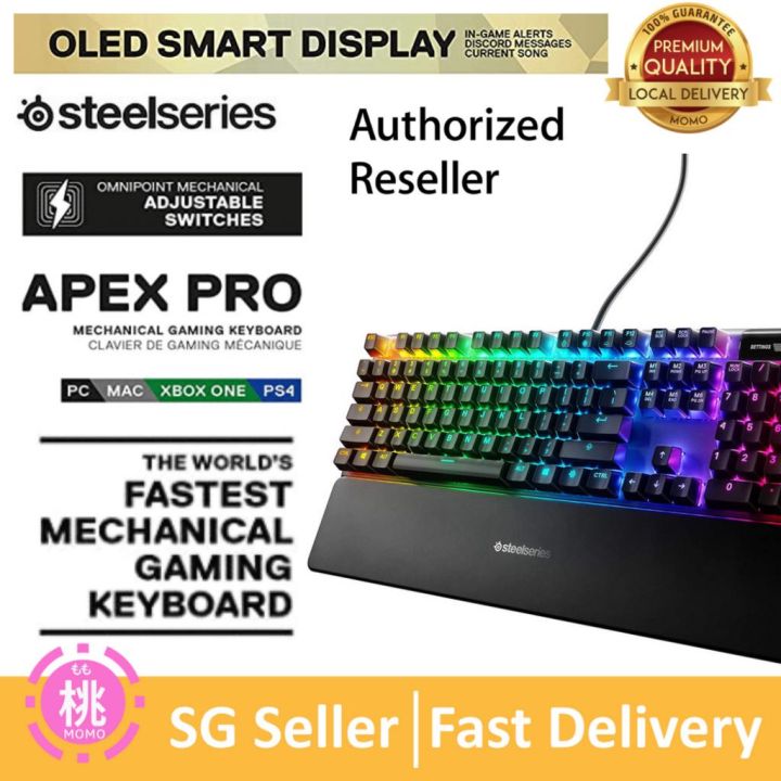 SteelSeries Apex Pro/apex Pro TKL คีย์บอร์ดเกมกล,RGB Backlit, Apex Pro ...