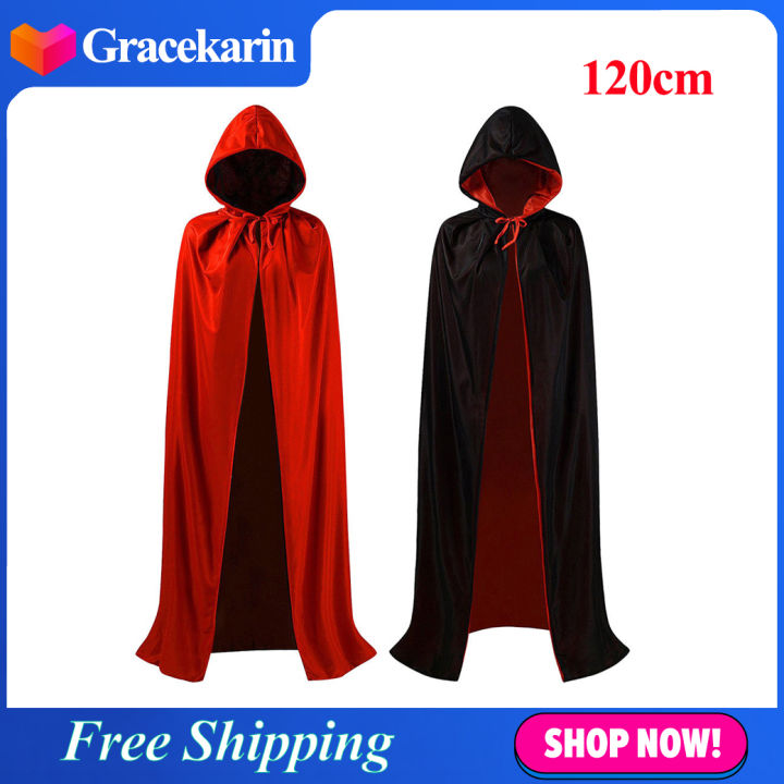 Gracekarin Online Adult Long Cape Hood Masquerade Halloween Costume ...