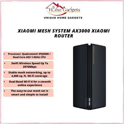 Xiaomi Mesh System AX3000 Xiaomi Router WiFi 6 Stable Ultra High Speed ...