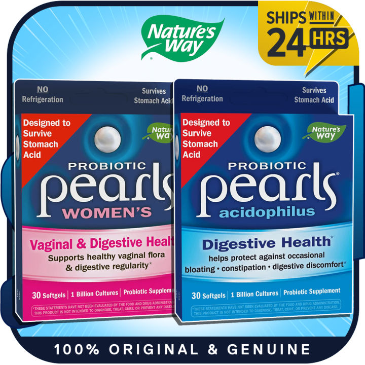 Nature's Way Probiotic Pearls Acidophilus | Womens - 1 Billion Live ...