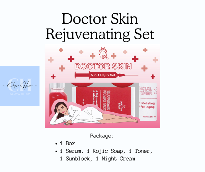 Chujo-Hime Doctor Skin Rejuvenating Skincare Set (The 5 IN 1 ...